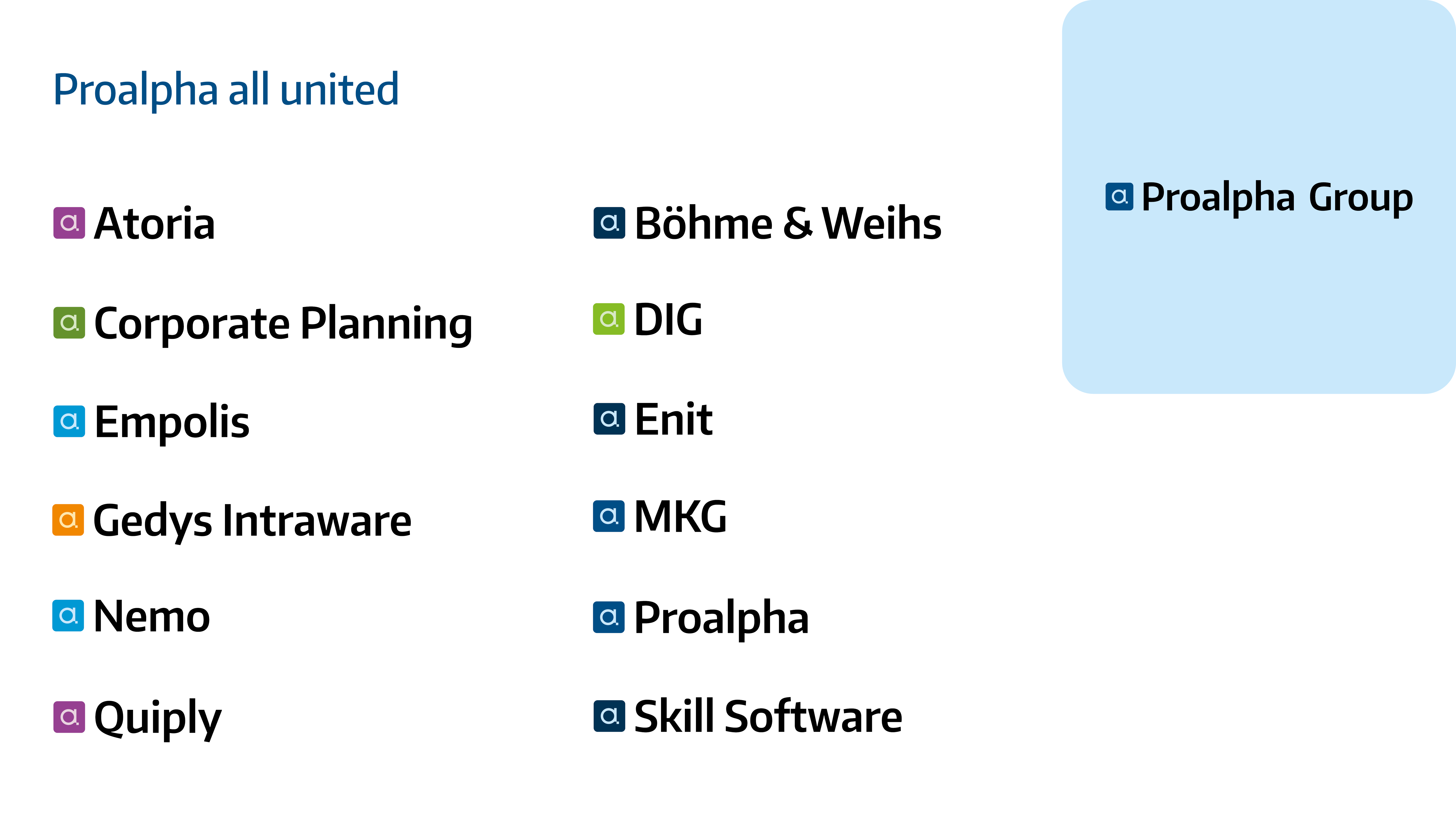 Karriere machen bei der Proalpha Group